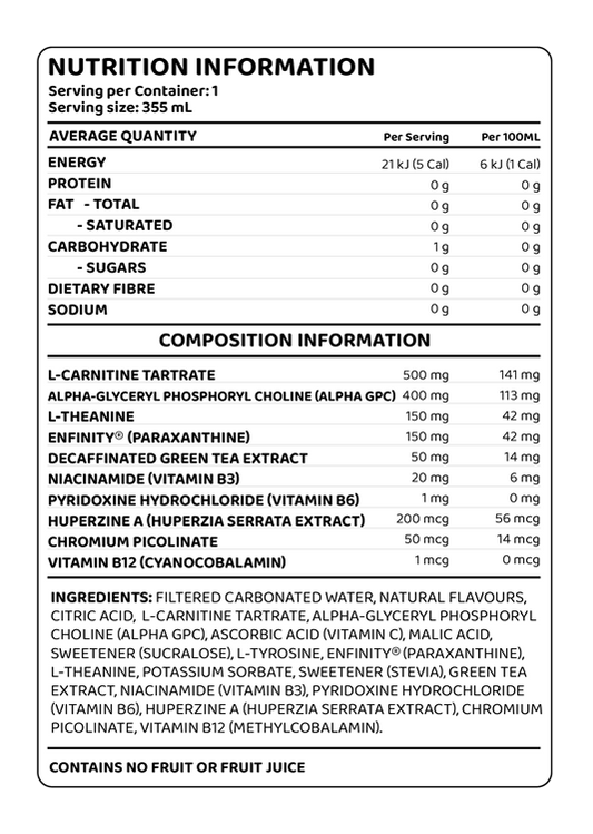 EHP LABS OXYSHRED INFINITY RTD - SINGLE — Bay Supplements