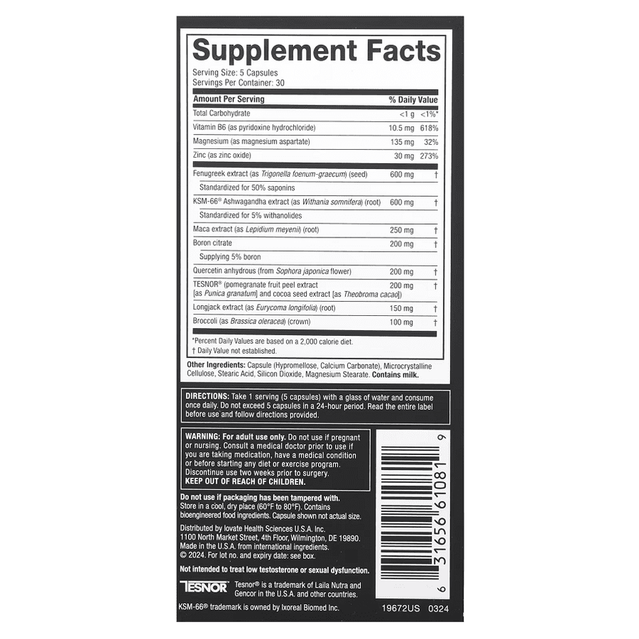 MUSCLETECH ALPHA TEST EXTREME 150 CAPSULES — Bay Supplements