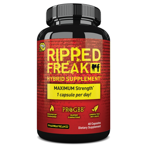 PHARMAFREAK RIPPED FREAK RED LABEL 40 CAPS — Bay Supplements